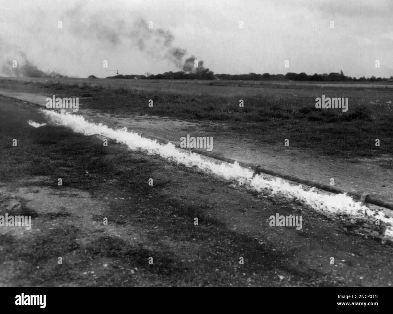 The way fog was dispersed by artificial means from R.A.F. airfields ...