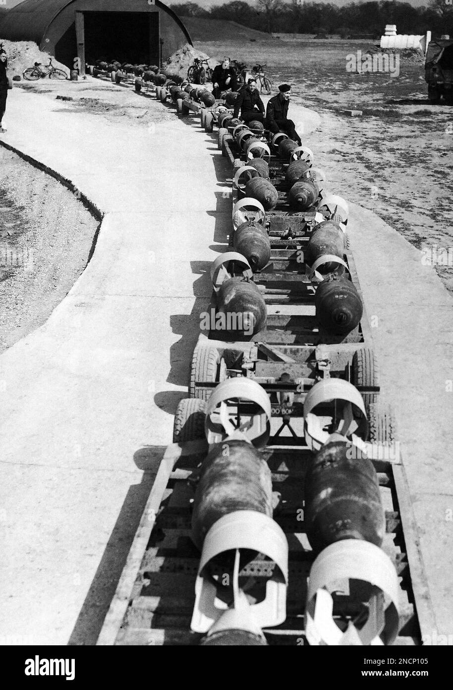 Military objectives in Northern France were attacked by Royal Air Force ...