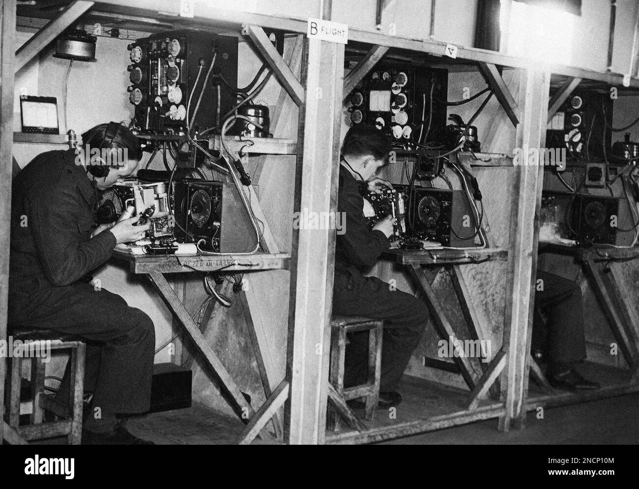 In this image provided by the U.S. Army, in separate cubicles ...