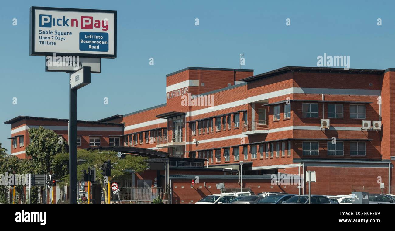 Cape Town, South Africa. 2023 An exterior view of the saps heaquarters ...