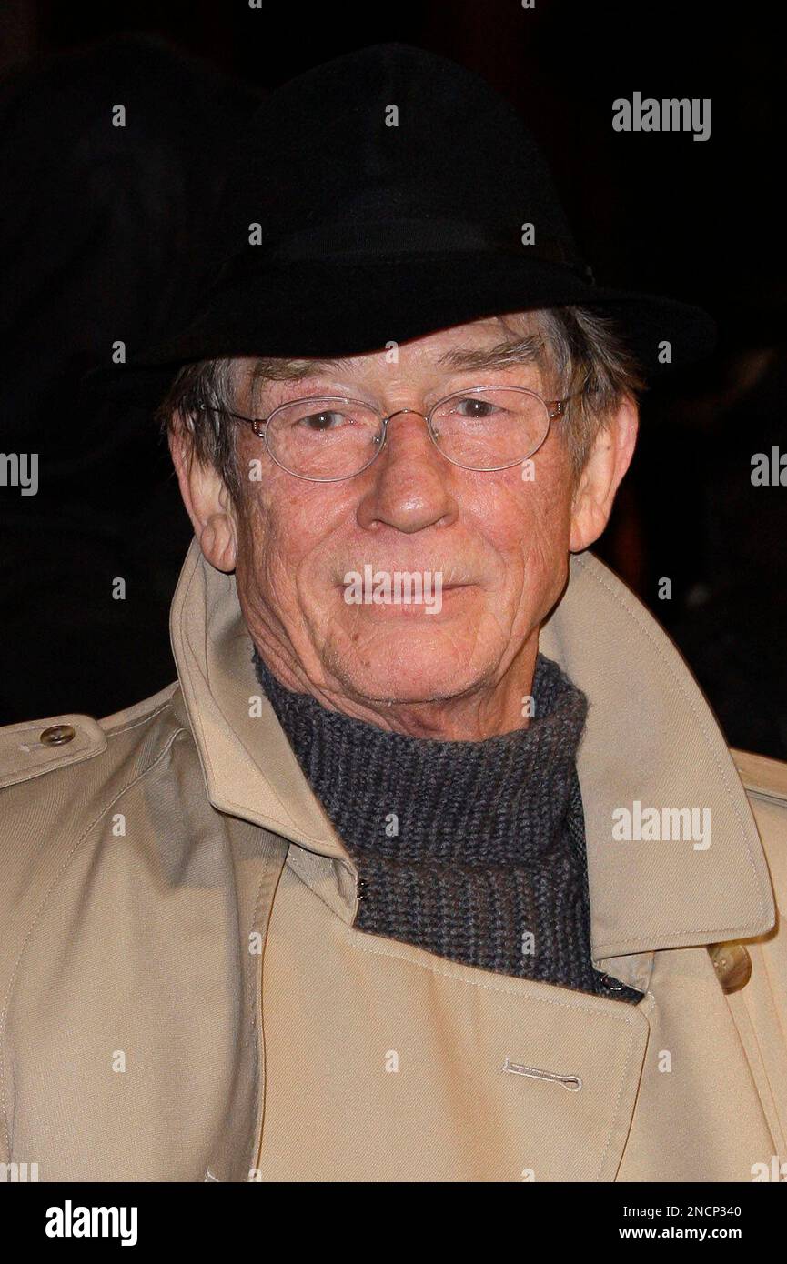 British actor John Hurt arrives at a cinema in London’s Leicester ...