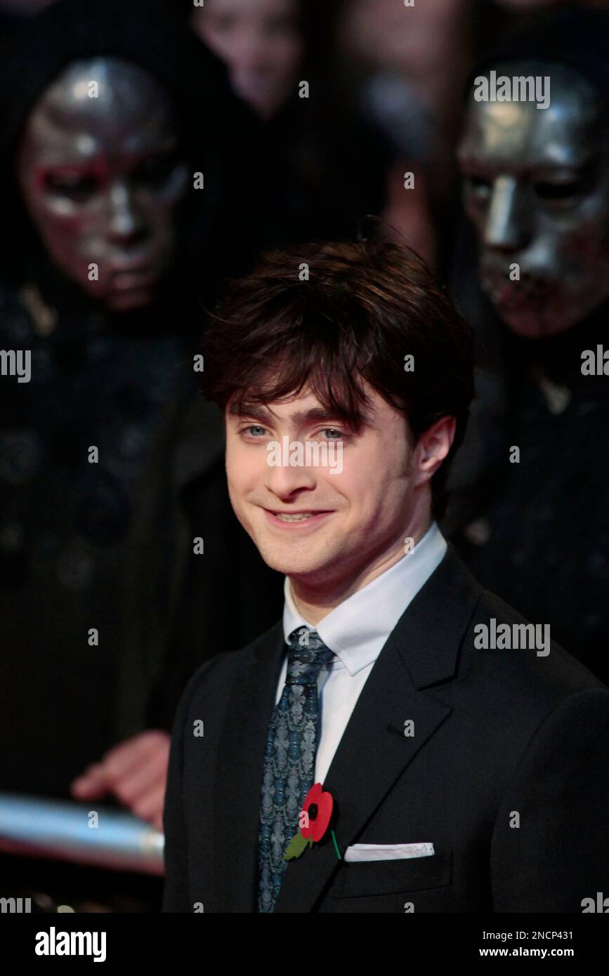 British actor British actor Daniel Radcliffe arrives at a cinema in ...