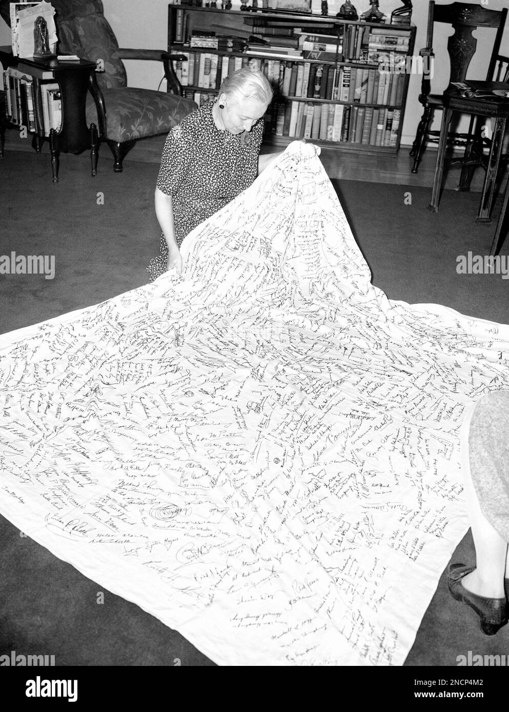 Mrs. James H. Doolittle, wife of the leader of the air raid on Japan ...