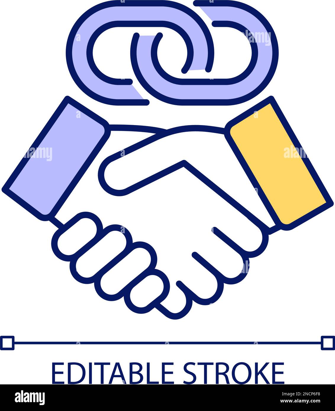 Business partner agreement RGB color icon Stock Vector Image & Art - Alamy