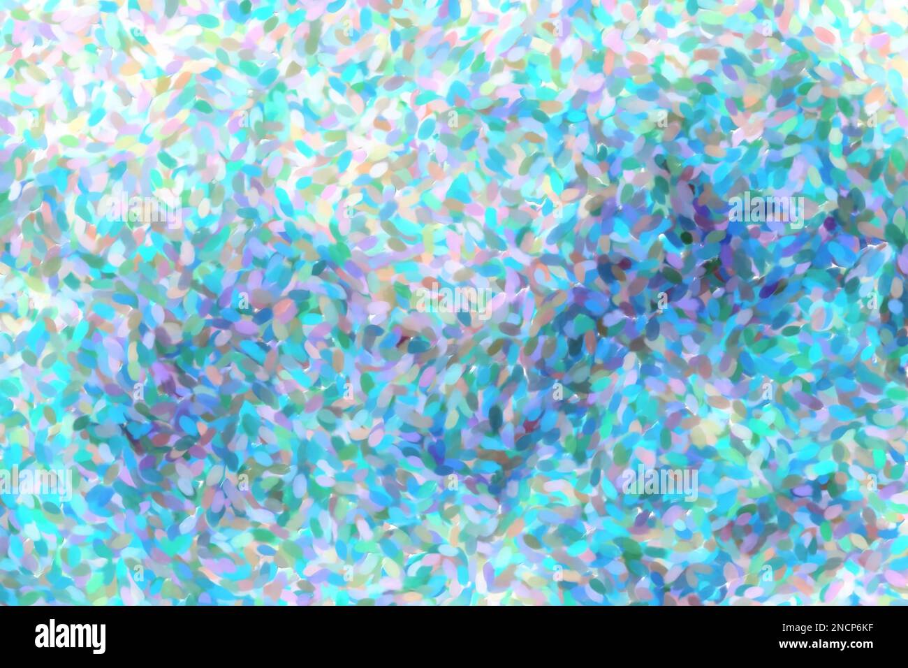 Pointillism background in pastel blue, aqua, lavender, green Stock Photo - Alamy