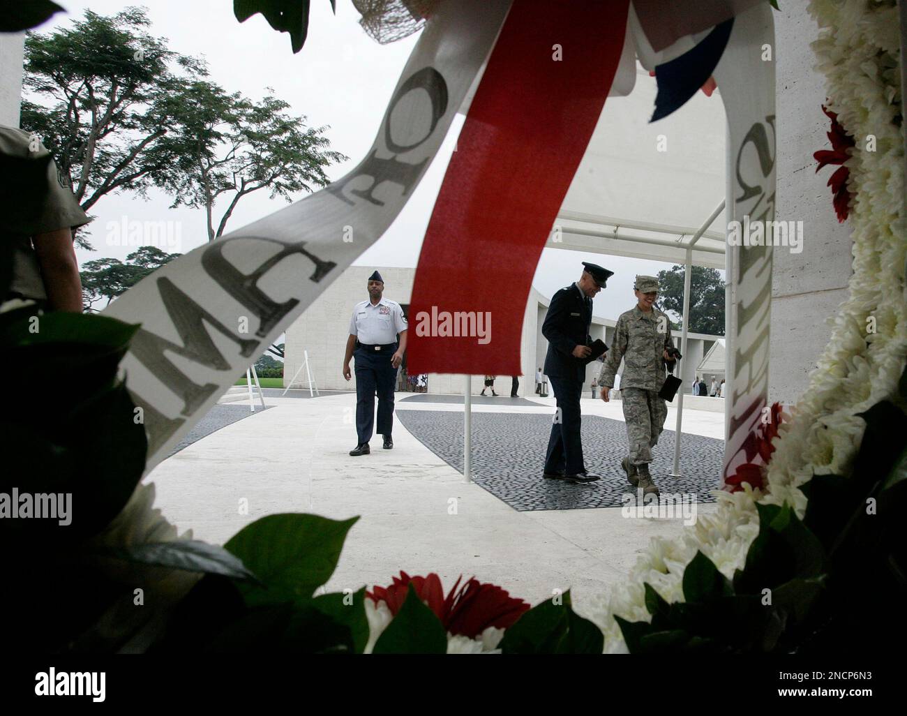 U.S. Air Force Chaplain Capt. Kevin Chelf second from right and U.S ...