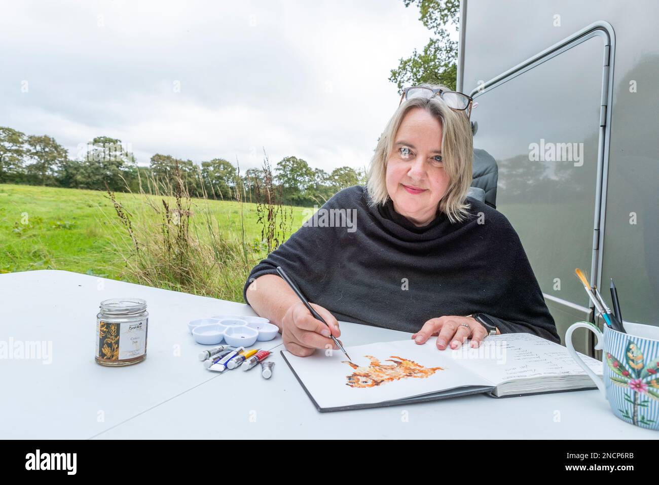 Renowned commercial artist Jo Scott abandons her studio to improve work ...