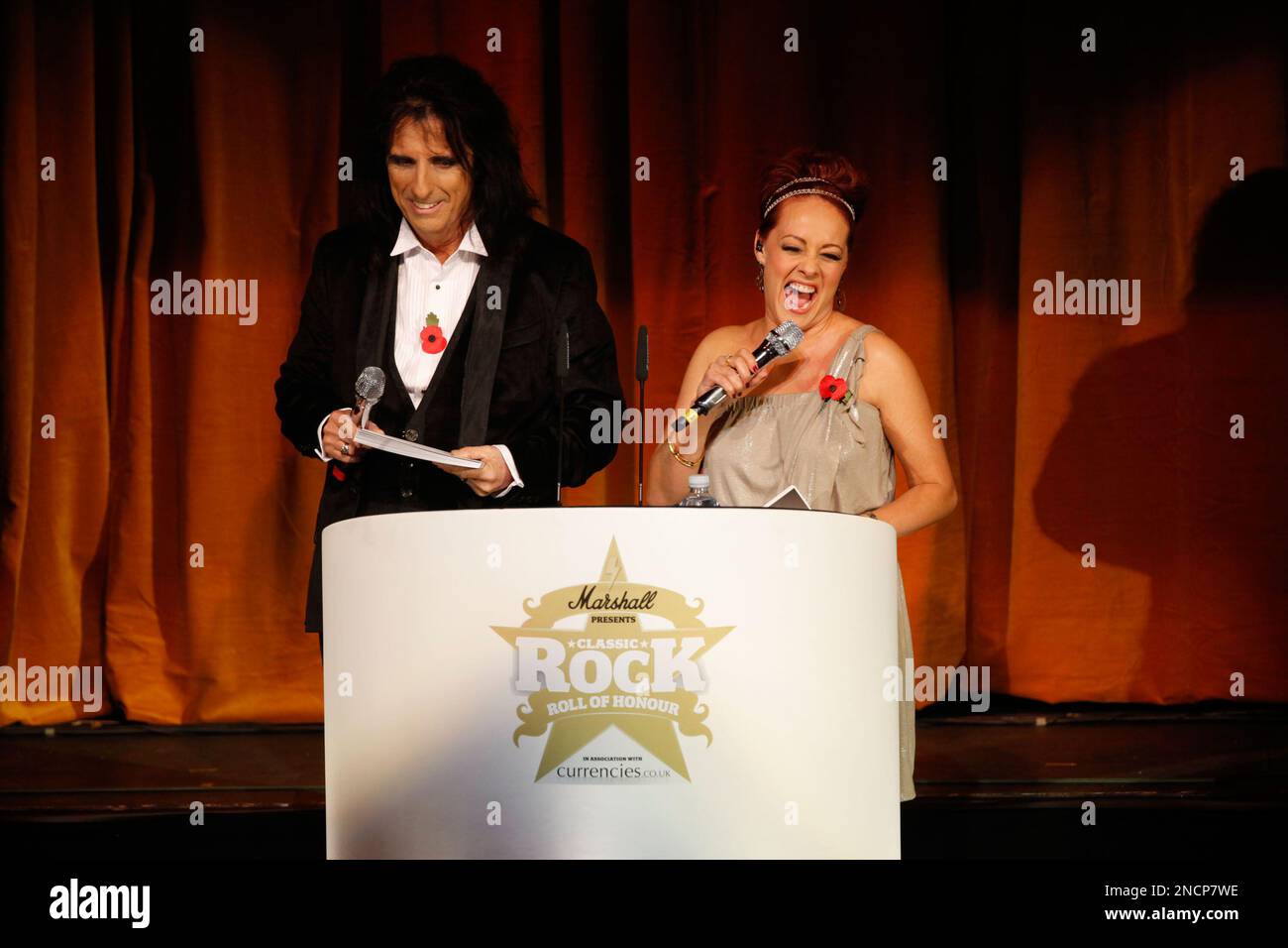 Alice Cooper and Sarah Cawood host The Classic Rock Awards at ...