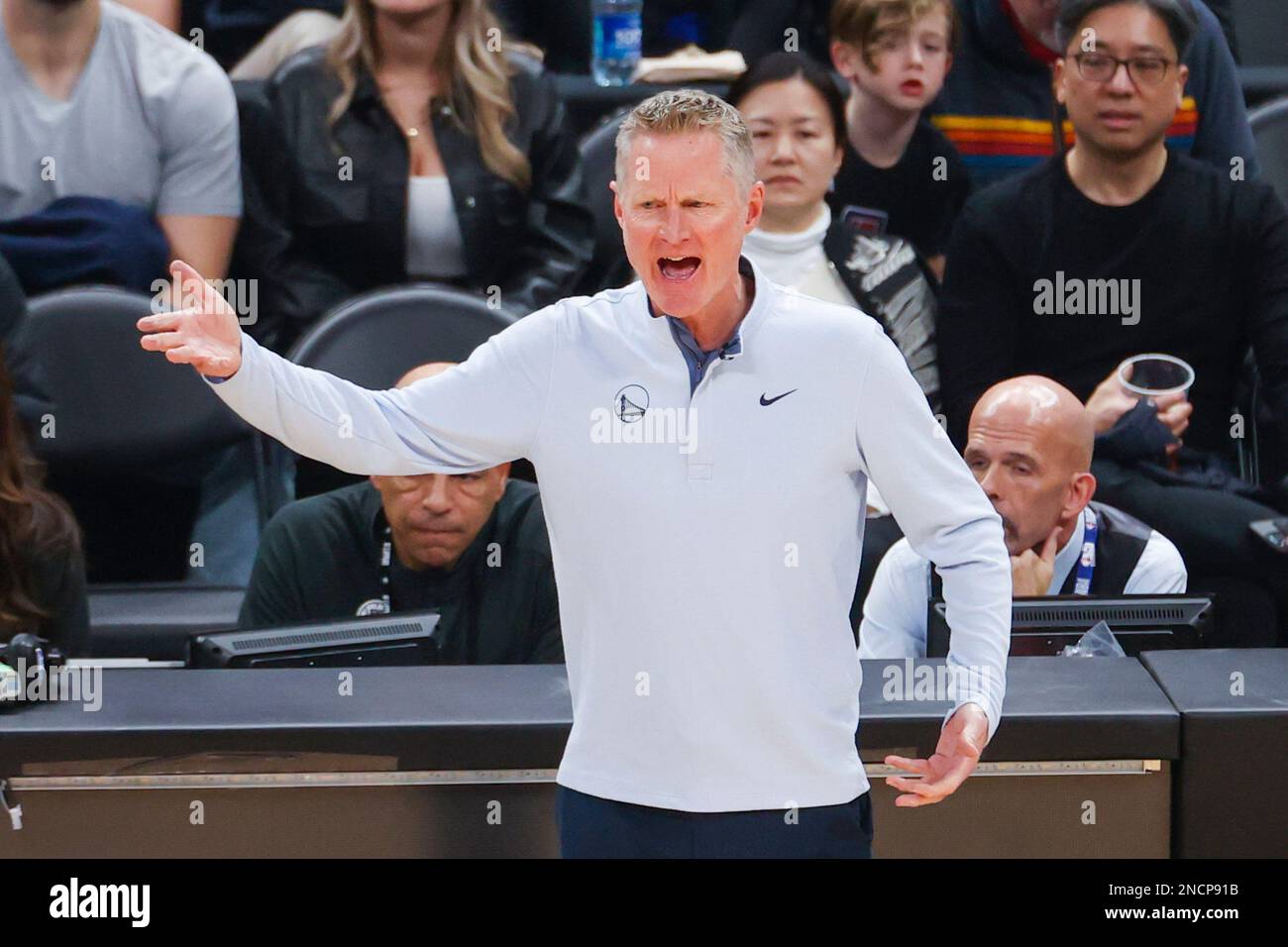 Los Angeles, United States. 14th Feb, 2023. Golden State Warriors head ...