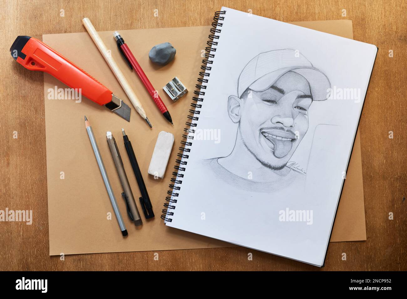 Whats talent if you dont put it to good use. a pencil drawing and other ...