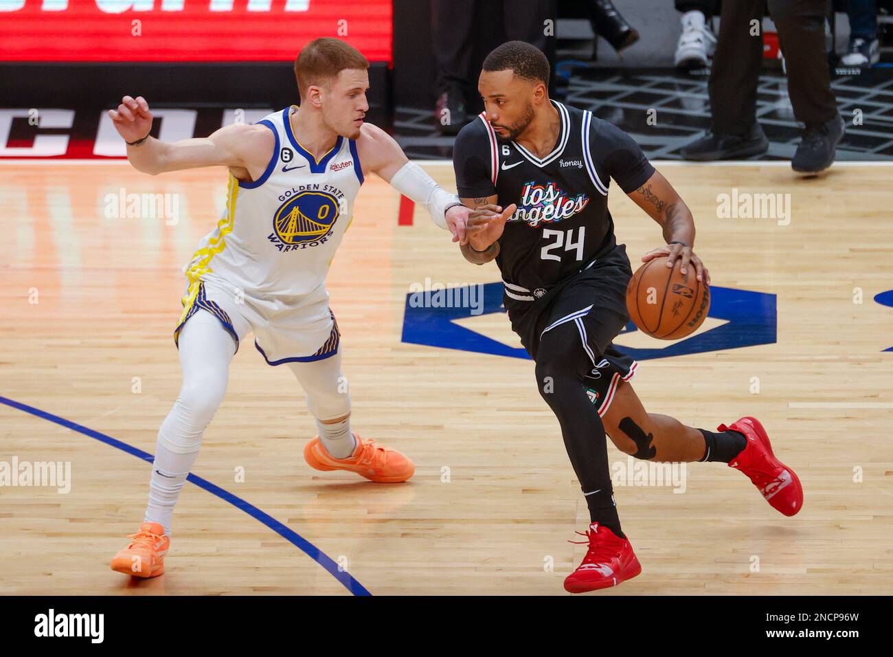 Los Angeles United States 14th Feb 2023 Los Angeles Clippers Guard Los Angeles United States 14th Feb 2023 Los Angeles Clippers Guard
