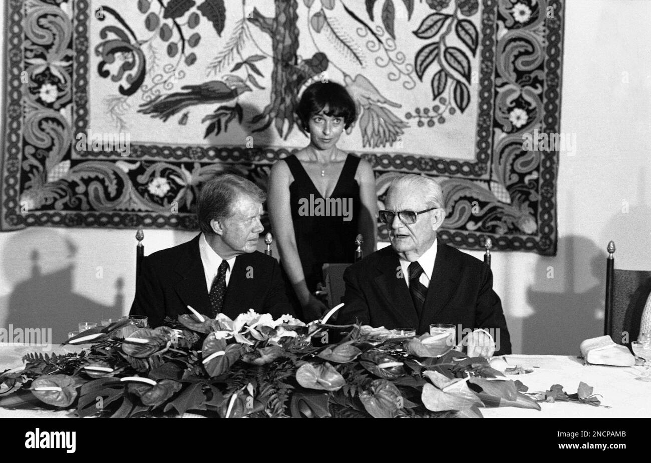 President Jimmy Carter, left, and President Ernesto Geisel of Brazil ...
