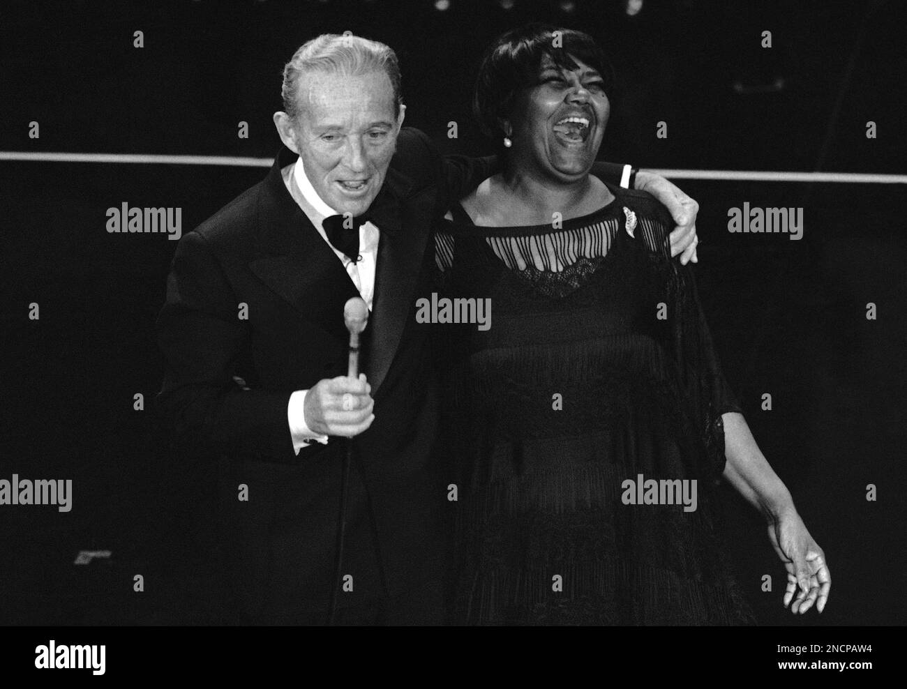 Bing Crosby and Pearl Bailey, rehearse for his TV special in Los ...