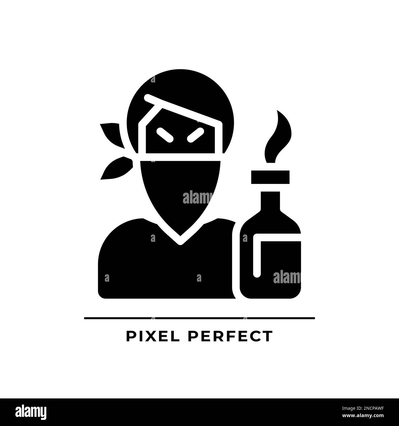 Rebel black glyph icon Stock Vector Image & Art - Alamy