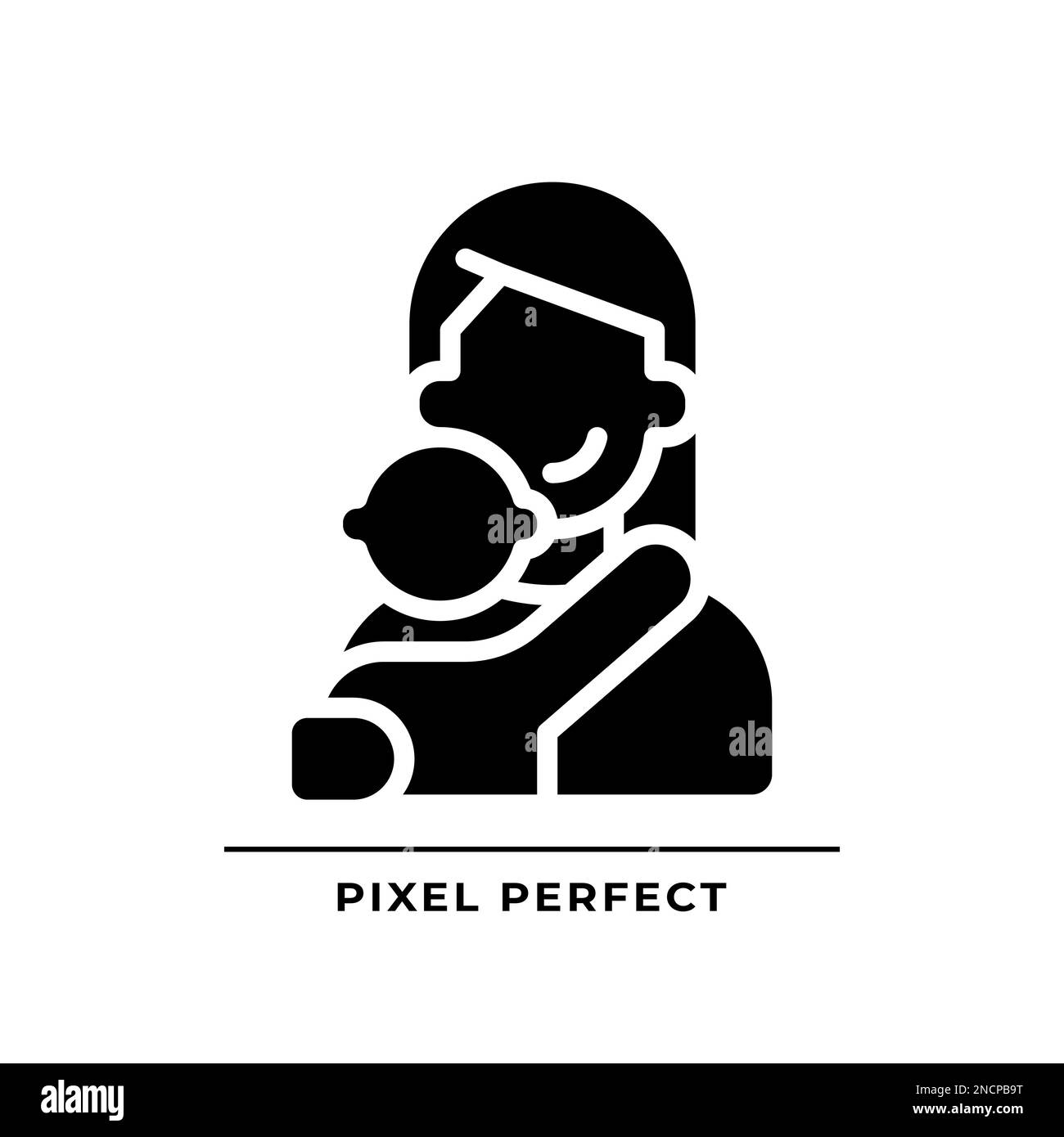 Black white image mother Cut Out Stock Images & Pictures - Alamy