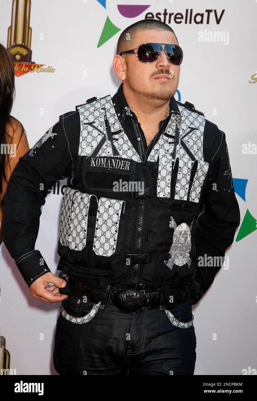 Singer Alfredo Rios "El Komander" arrives at the "Premios de la Radio ...