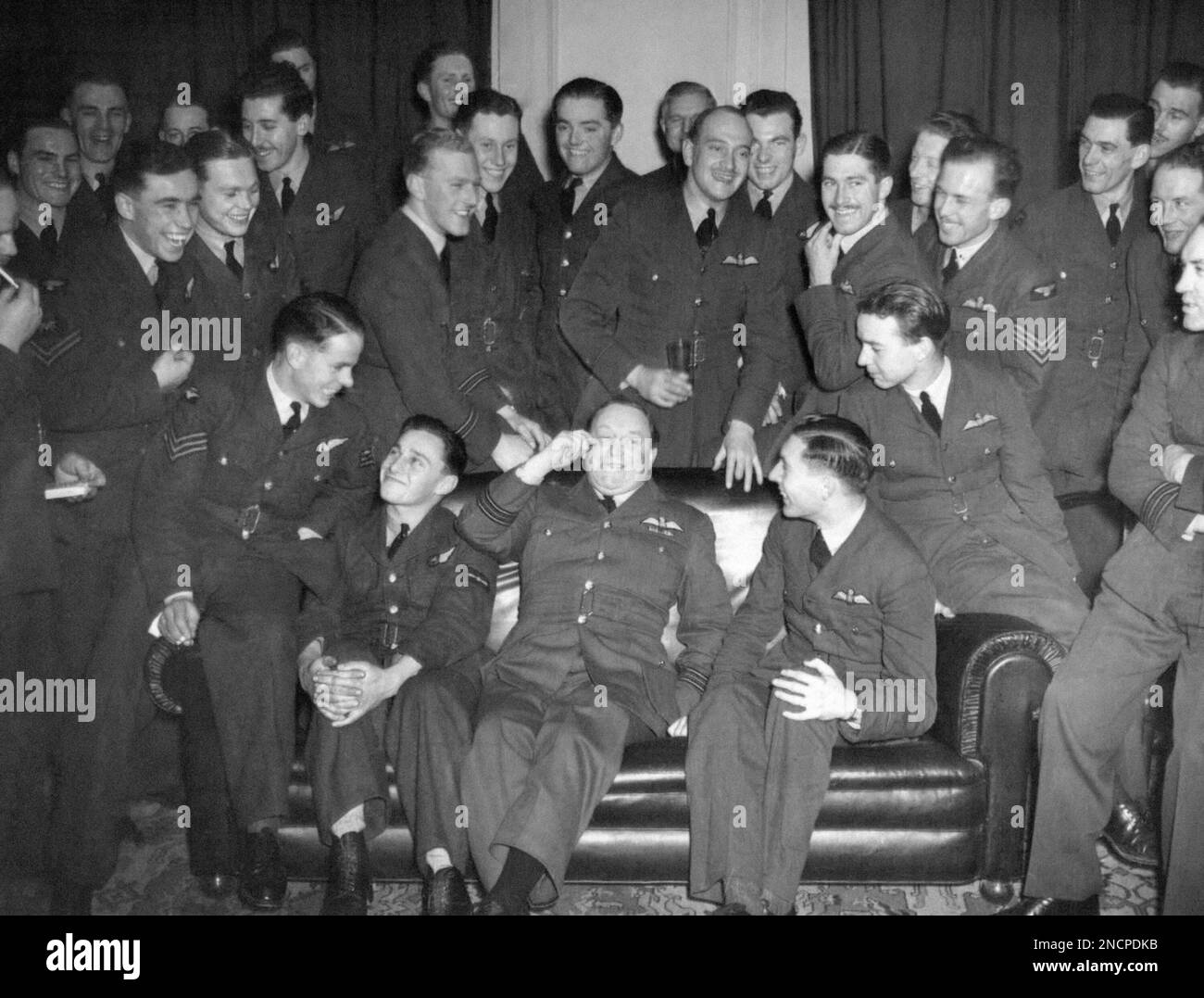 Some of the officers who took part in the brilliant British Royal Air ...