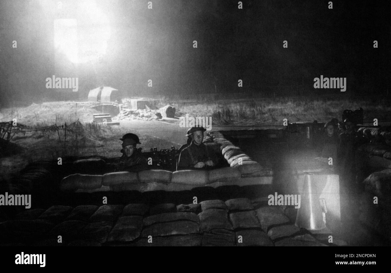 An anti-aircraft battery goes into action in the Western command of ...