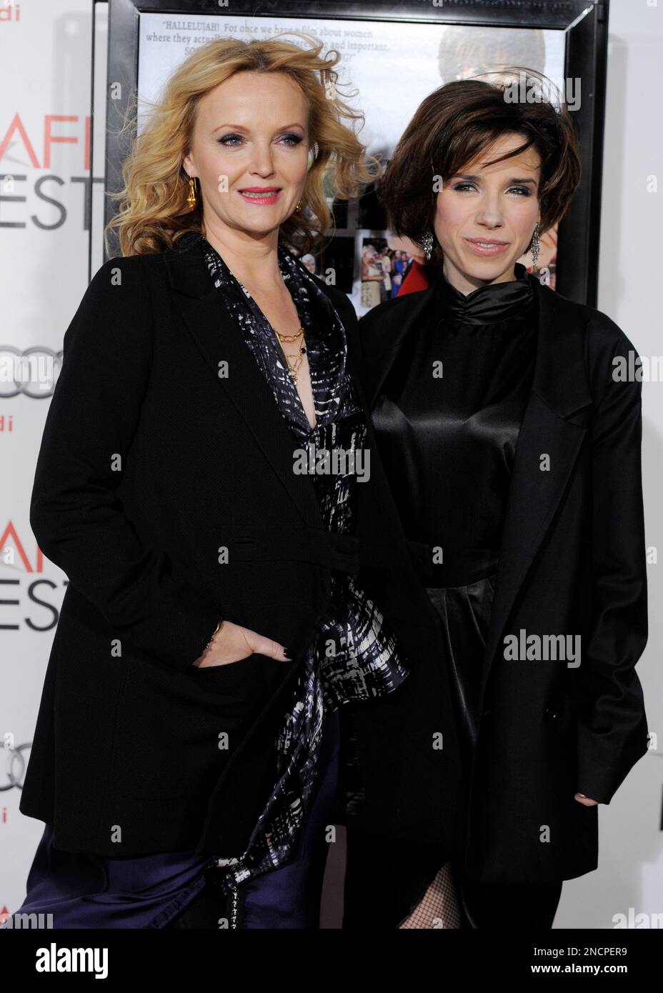 Miranda Richardson, left, and Sally Hawkins, cast members in "Made in ...
