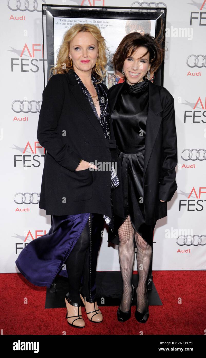 Miranda Richardson, left, and Sally Hawkins, cast members in "Made in ...
