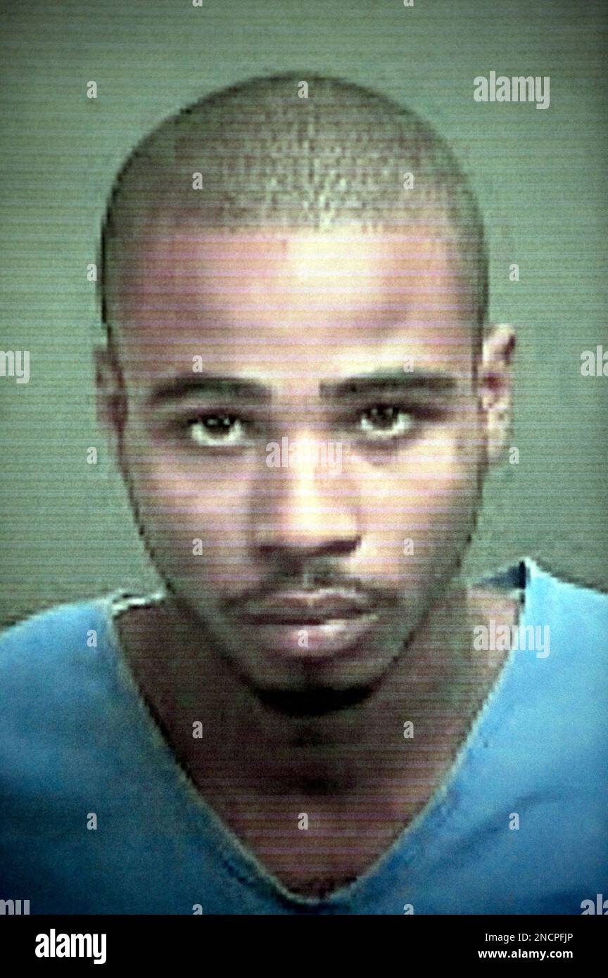 This image provided by the Los Angeles Police Department shows Marcus ...