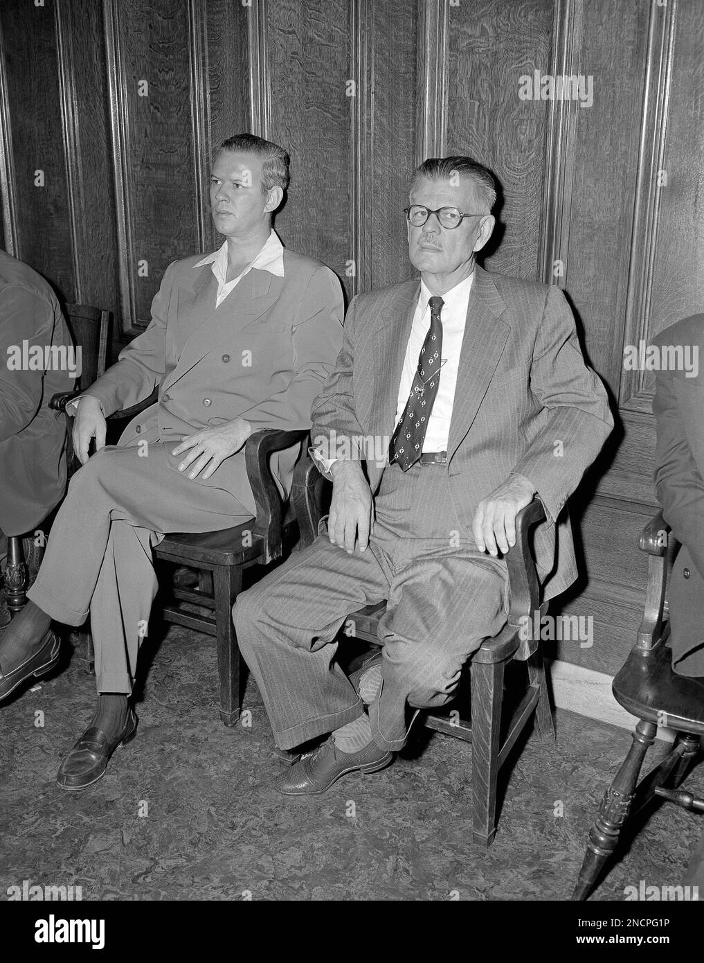 Dr. Richard A. Sheppard, left, father of Dr. Samuel H. Sheppard, who is ...