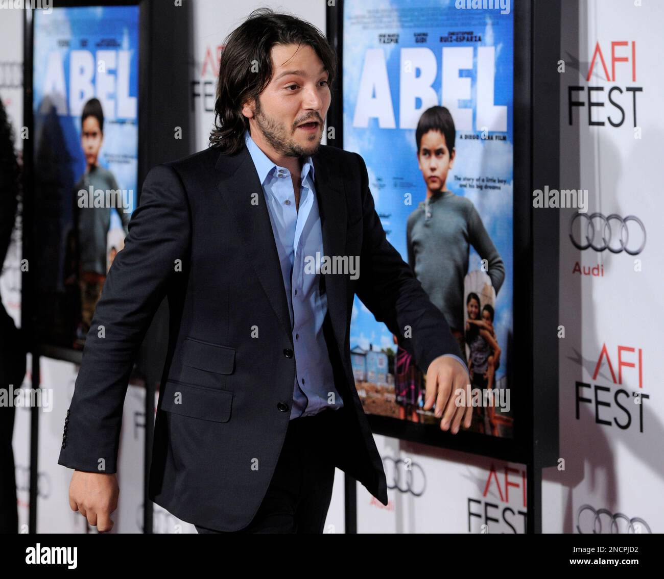 Mexican actor-director Diego Luna walks the red carpet at the premiere ...