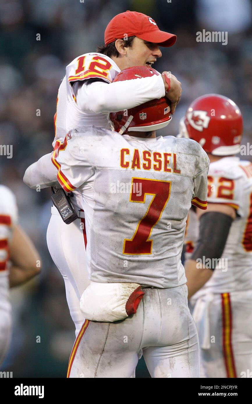 Kansas City Chiefs quarterback Matt Cassel (7) and quarterback Brodie ...