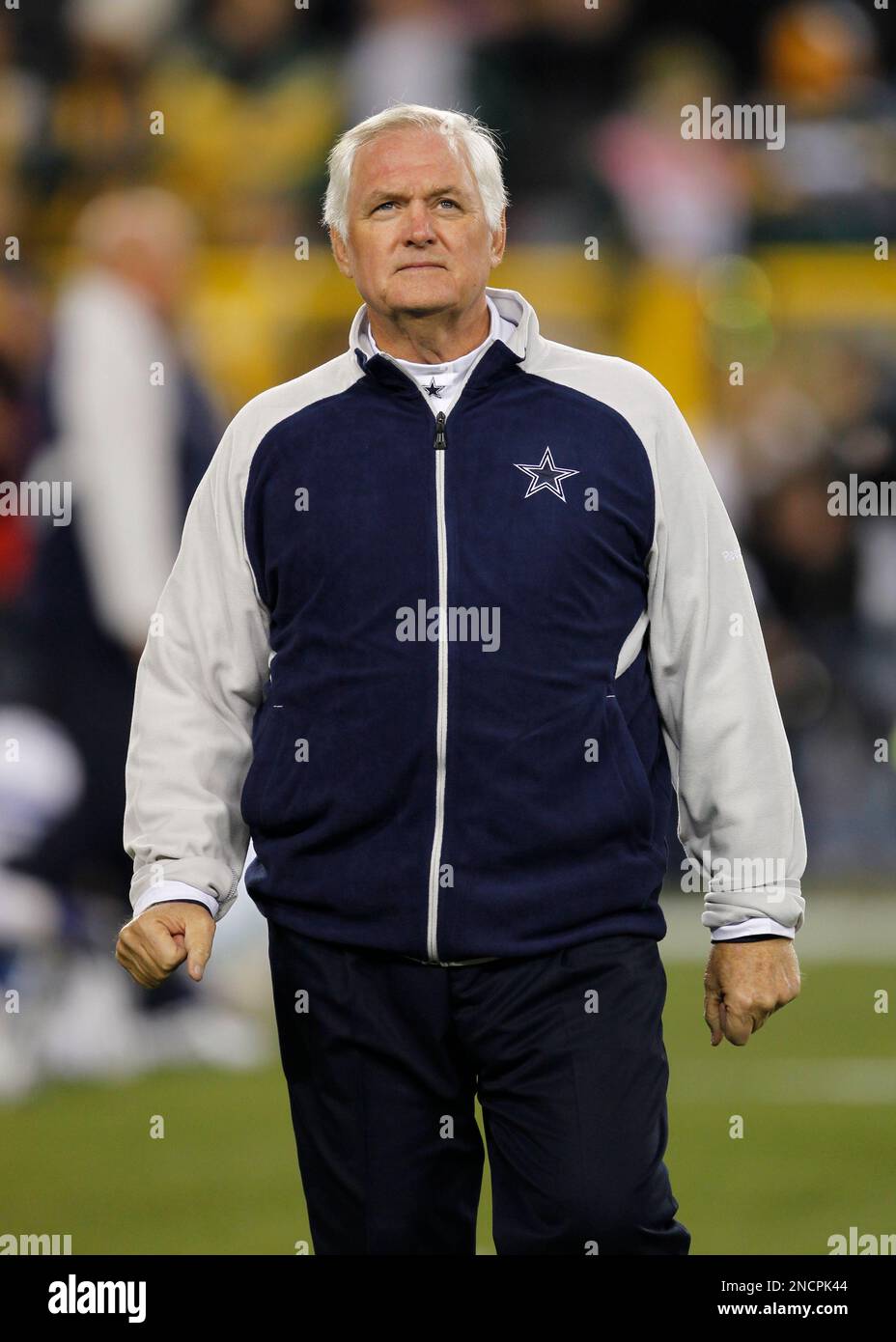 Dallas Cowboys head coach Wade Phillips is seen before an NFL football ...