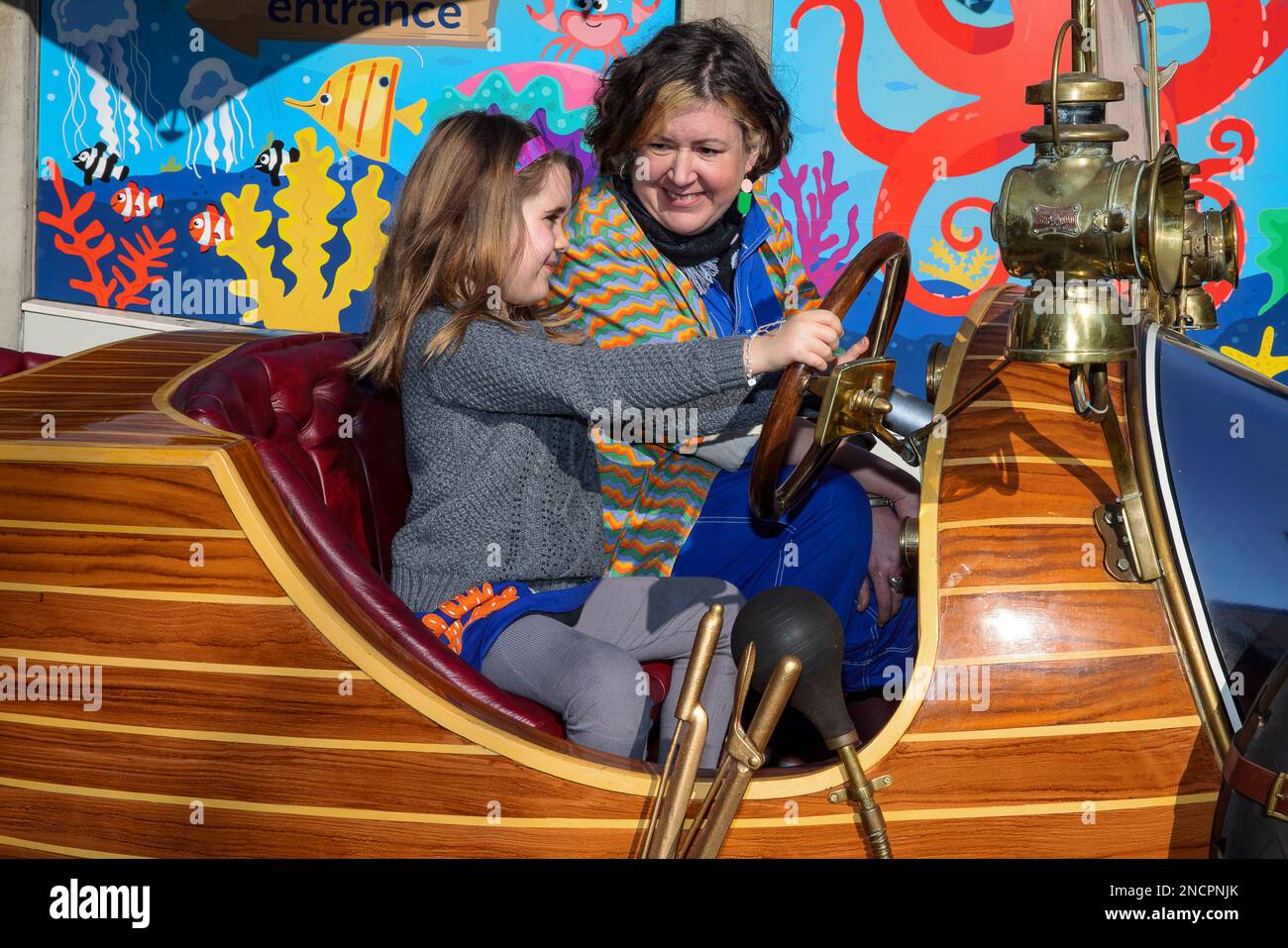 Bristol, UK 14/02/2023, Seven -year-old Selma Mason, of Bristol, sits ...