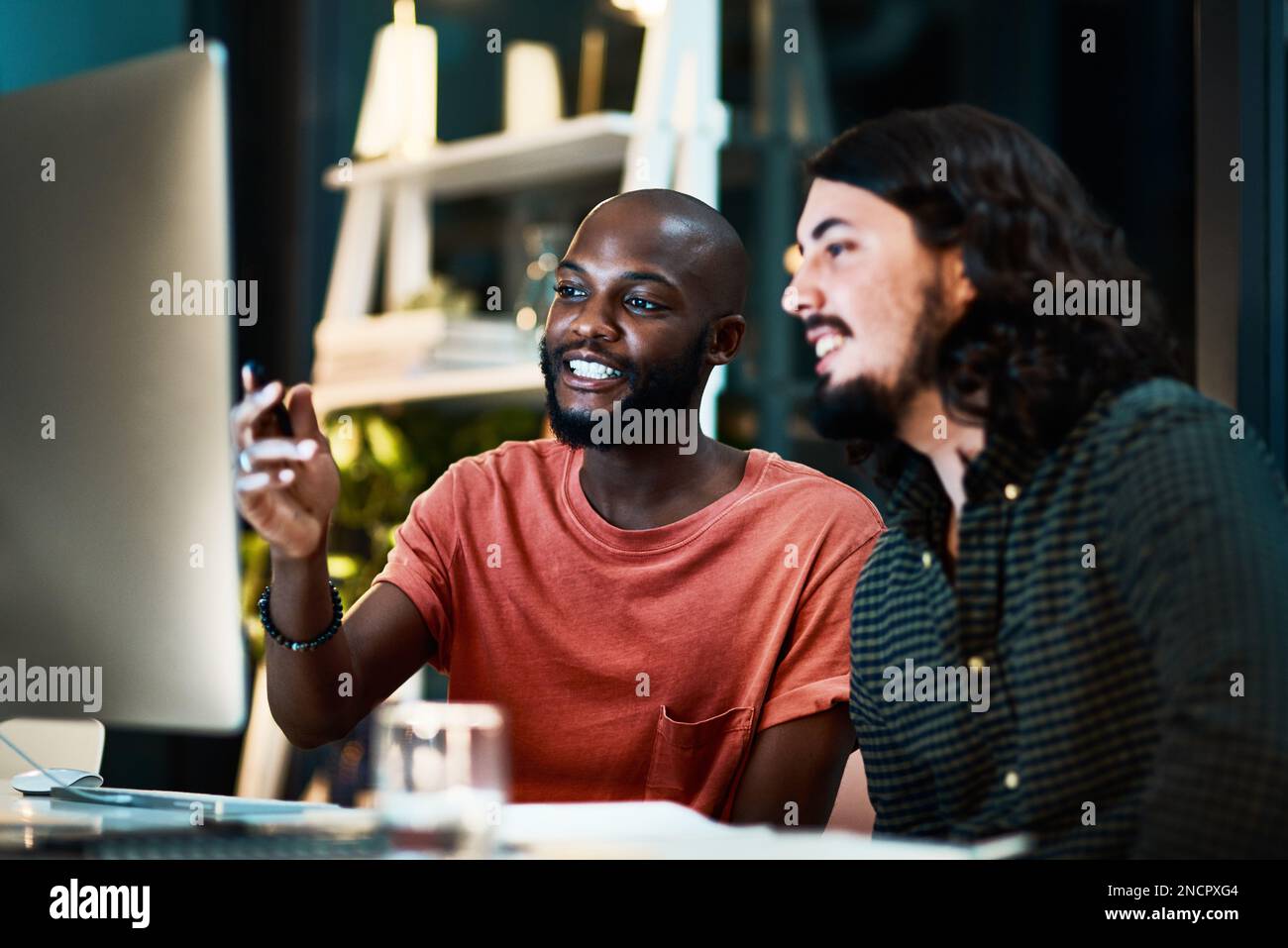 Im sure we can finish this if we work together. two young designers ...