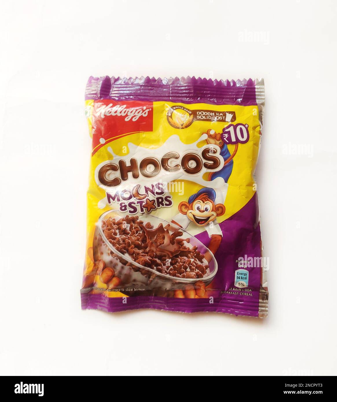 Kellogg's Chocos Moons and Stars pack in isolated background Stock ...