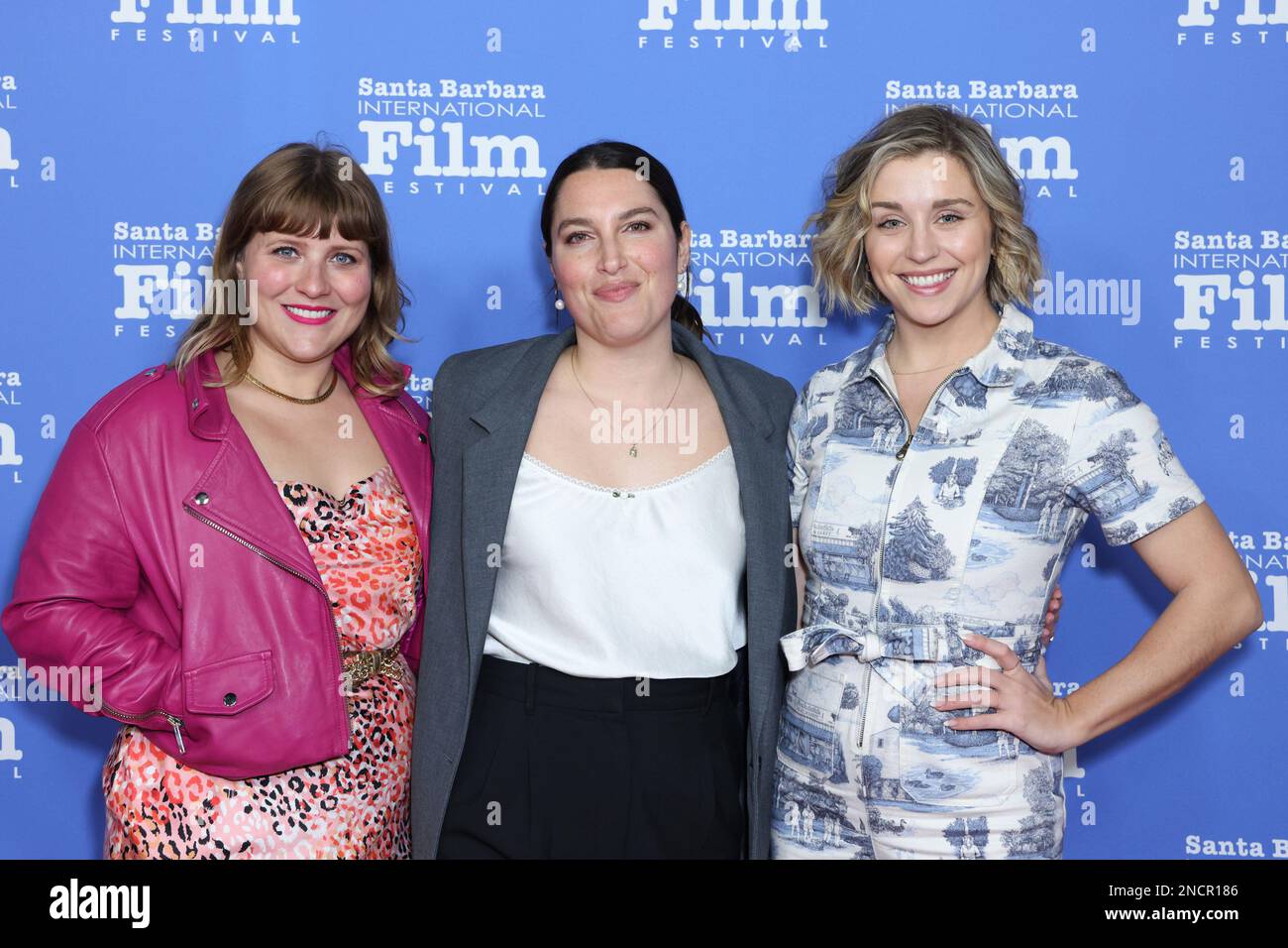 Santa Barbara, USA. 14th Feb, 2023. Julia Bates, Taylor Misiak, and ...