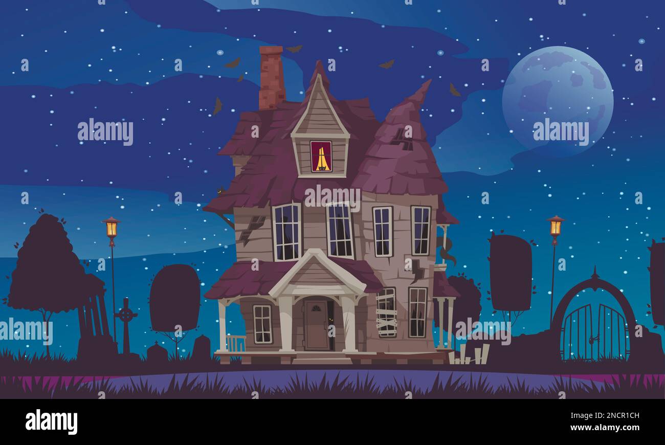 Neglected cemetery Stock Vector Images - Alamy