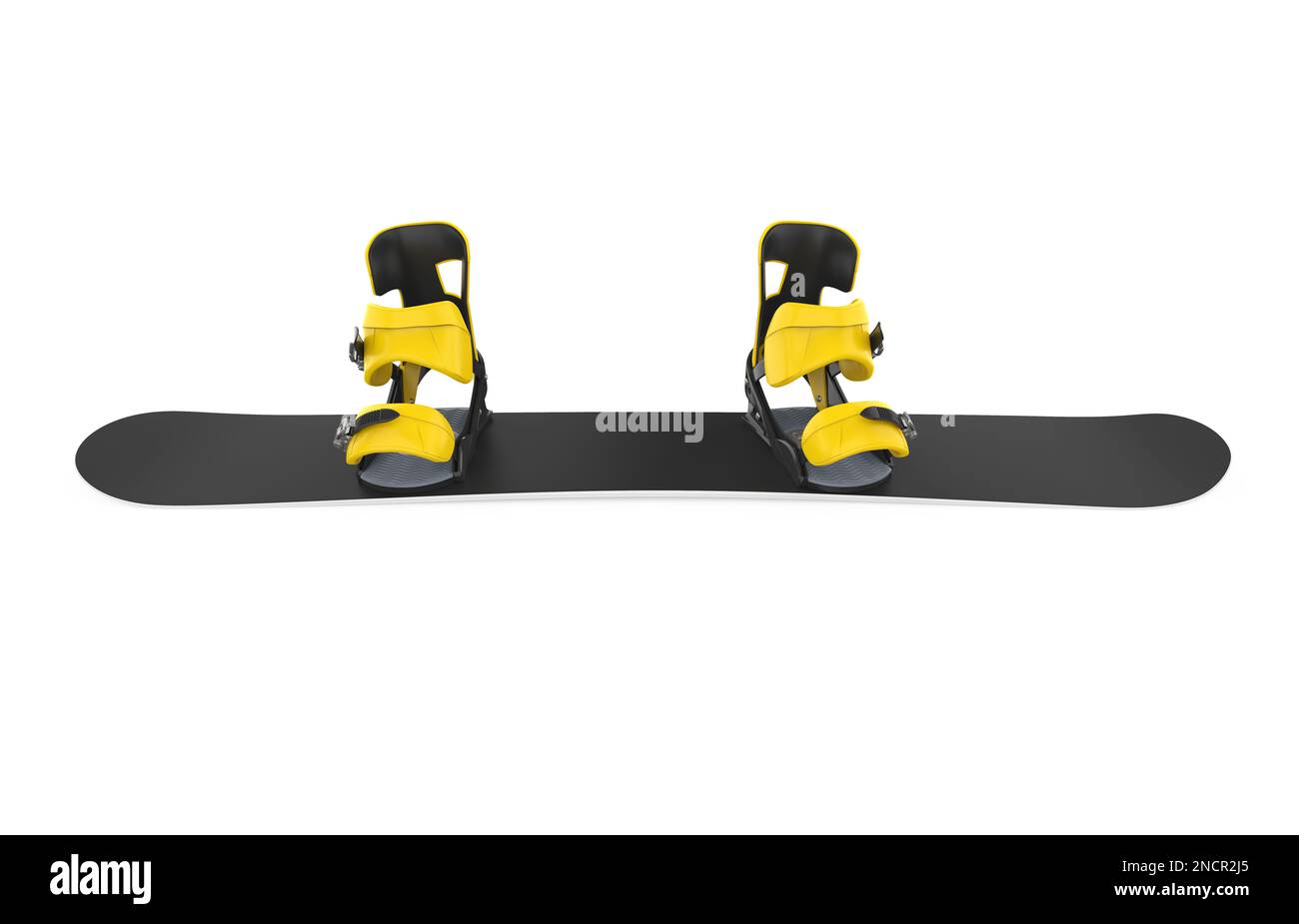 Snowboard with Bindings Isolated Stock Photo - Alamy