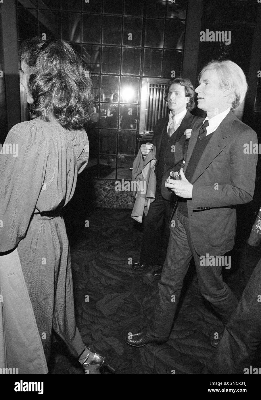 Celebrities gather at Studio 54 in New York to watch the Academy Awards ...