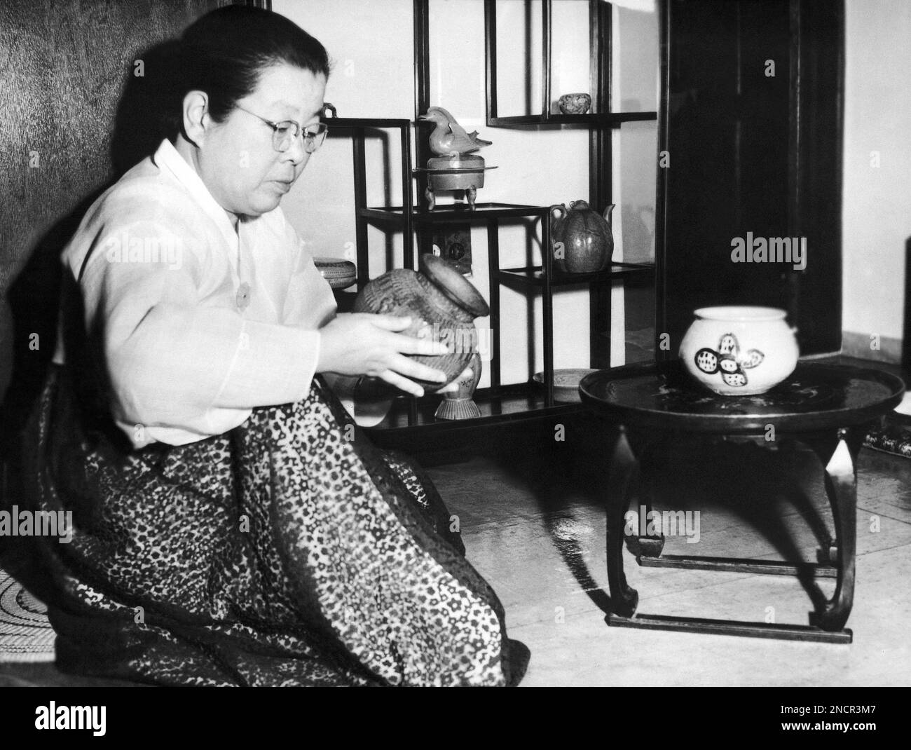 Dr. Helen Kim, Symbol of Emancipation to South Korean womanhood, holds ...