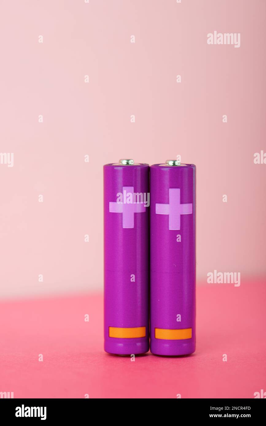 Two aa rechargeable batteries hi-res stock photography and images - Alamy