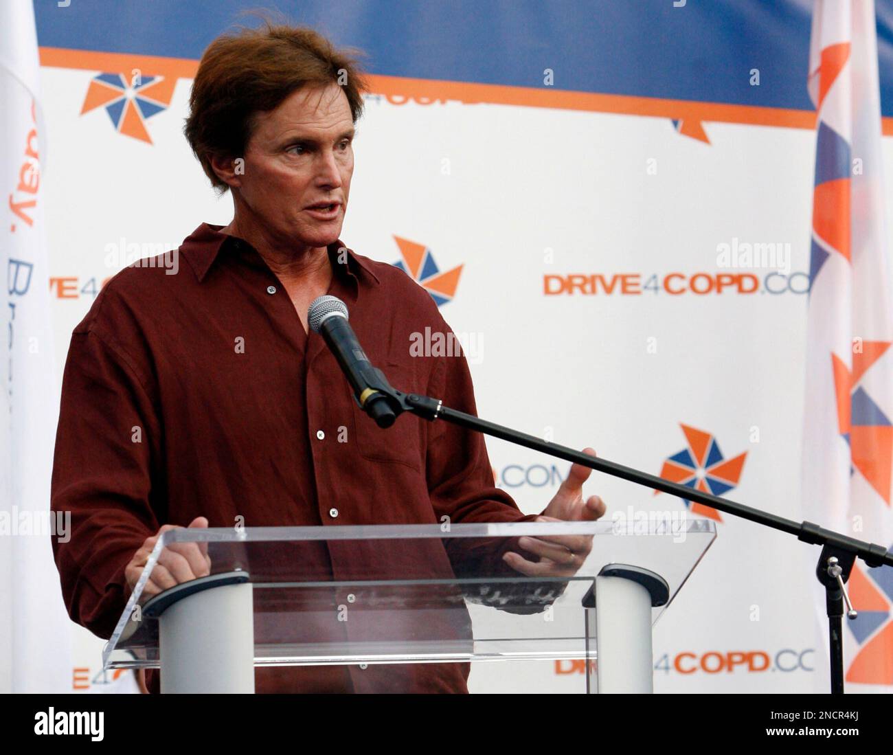 In this photograph taken by AP Images for the DRIVE4COPD campaign ...