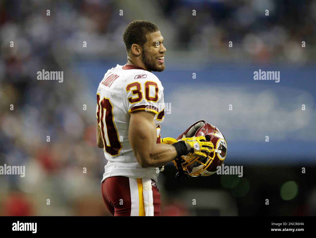 Washington Redskins safety LaRon Landry is shown against the Detroit ...