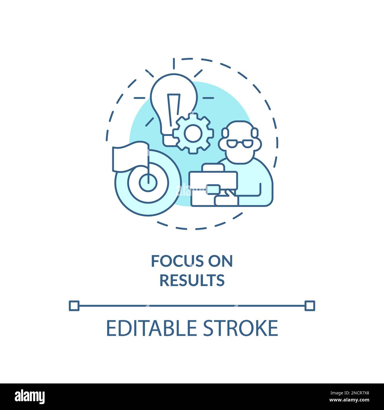 Focus on results Stock Vector Images - Alamy