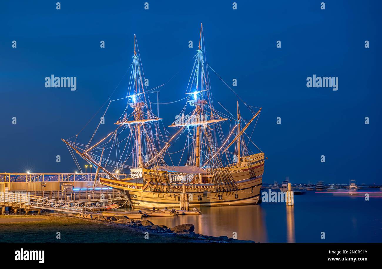 An aerial view of sailing ship parked in port Stock Photo - Alamy