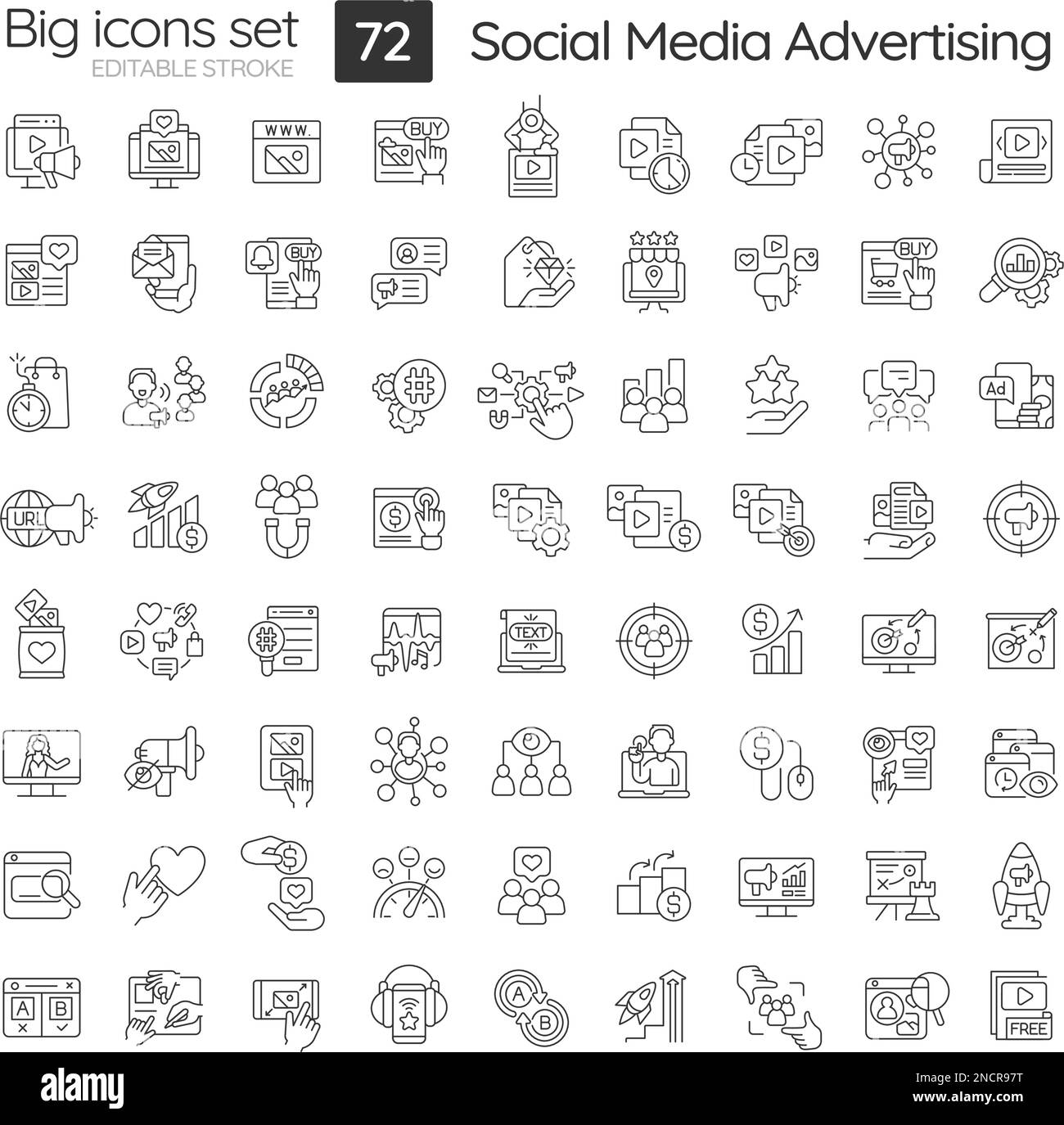 Smm media marketing collection hi-res stock photography and images - Alamy
