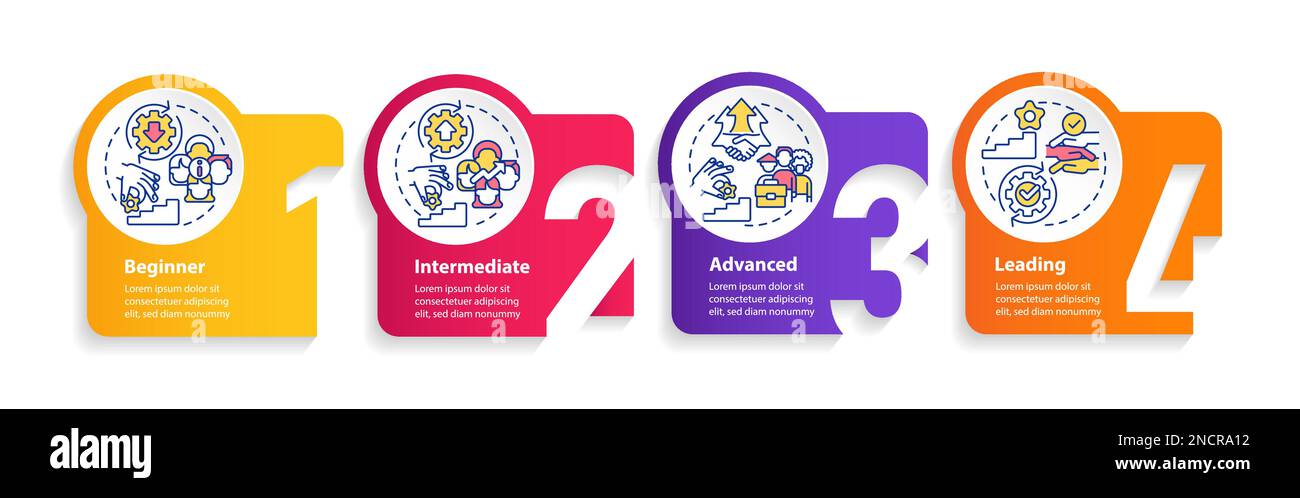 DEI program maturity stages circle infographic template Stock Vector Image & Art - Alamy