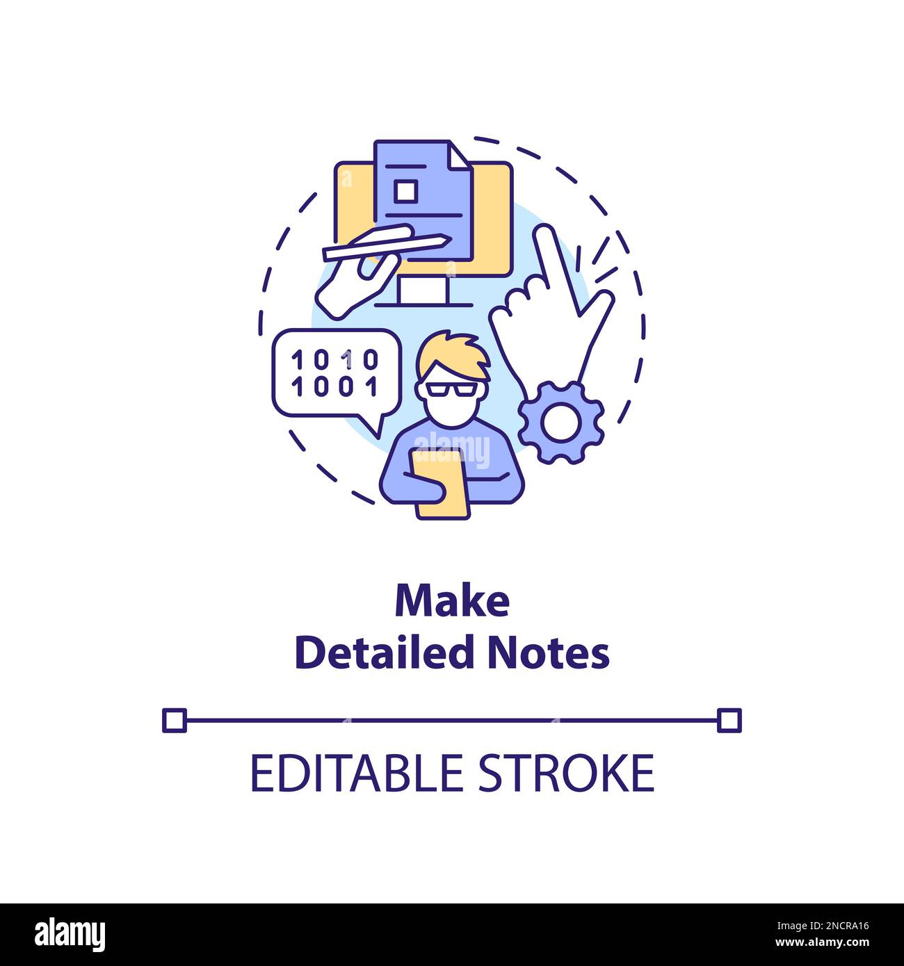 Notes explanatory Stock Vector Images - Alamy