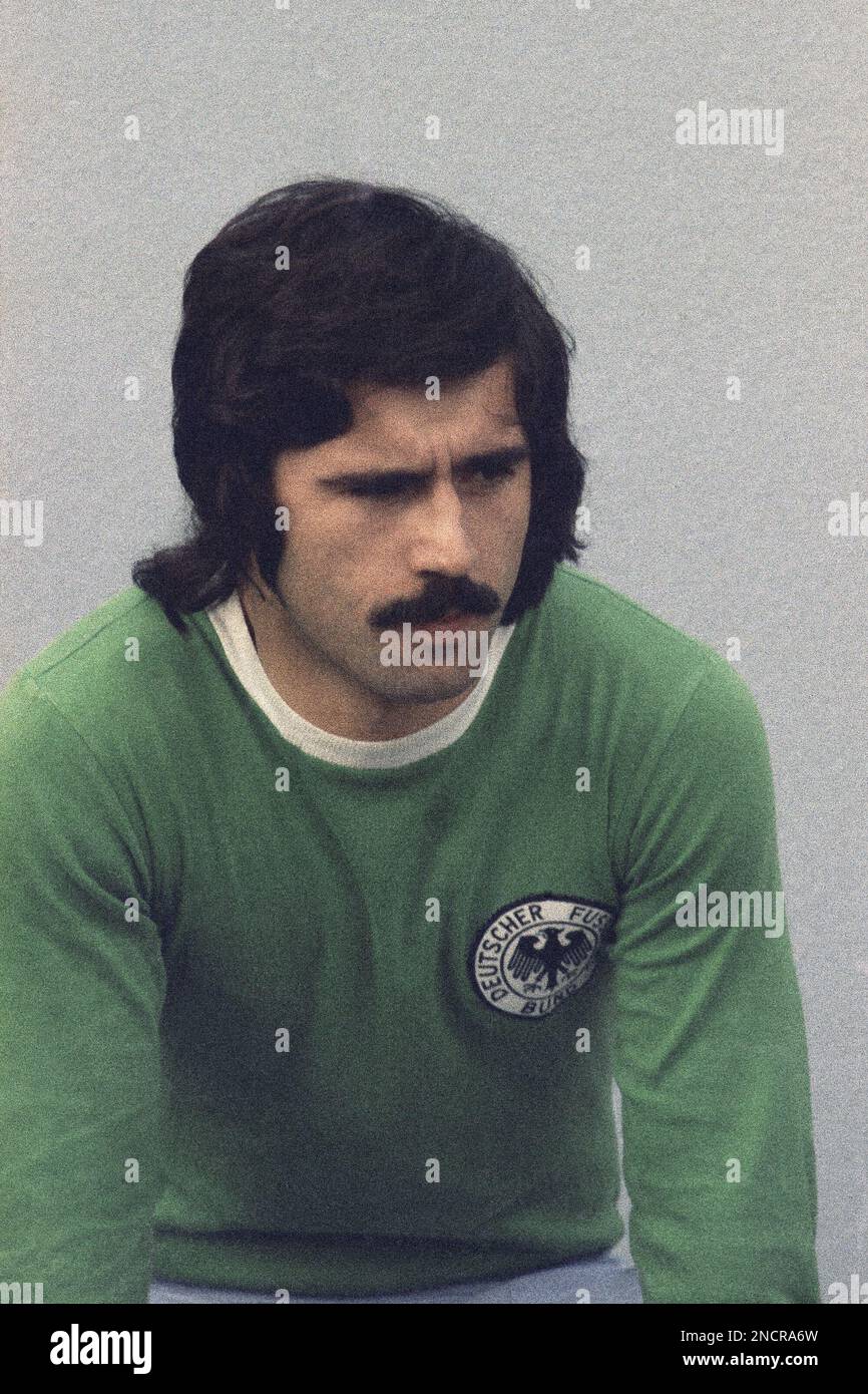 Portrait of member of the West German National Soccer team Gerd Mueller ...