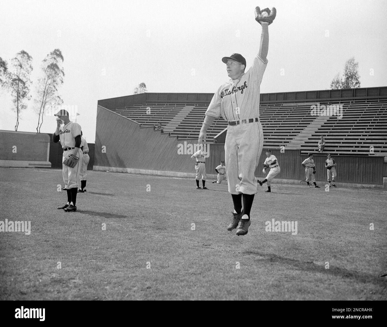 Bing Crosby, a co-owner of the Pittsburgh Pirates, showed up at the Buc ...