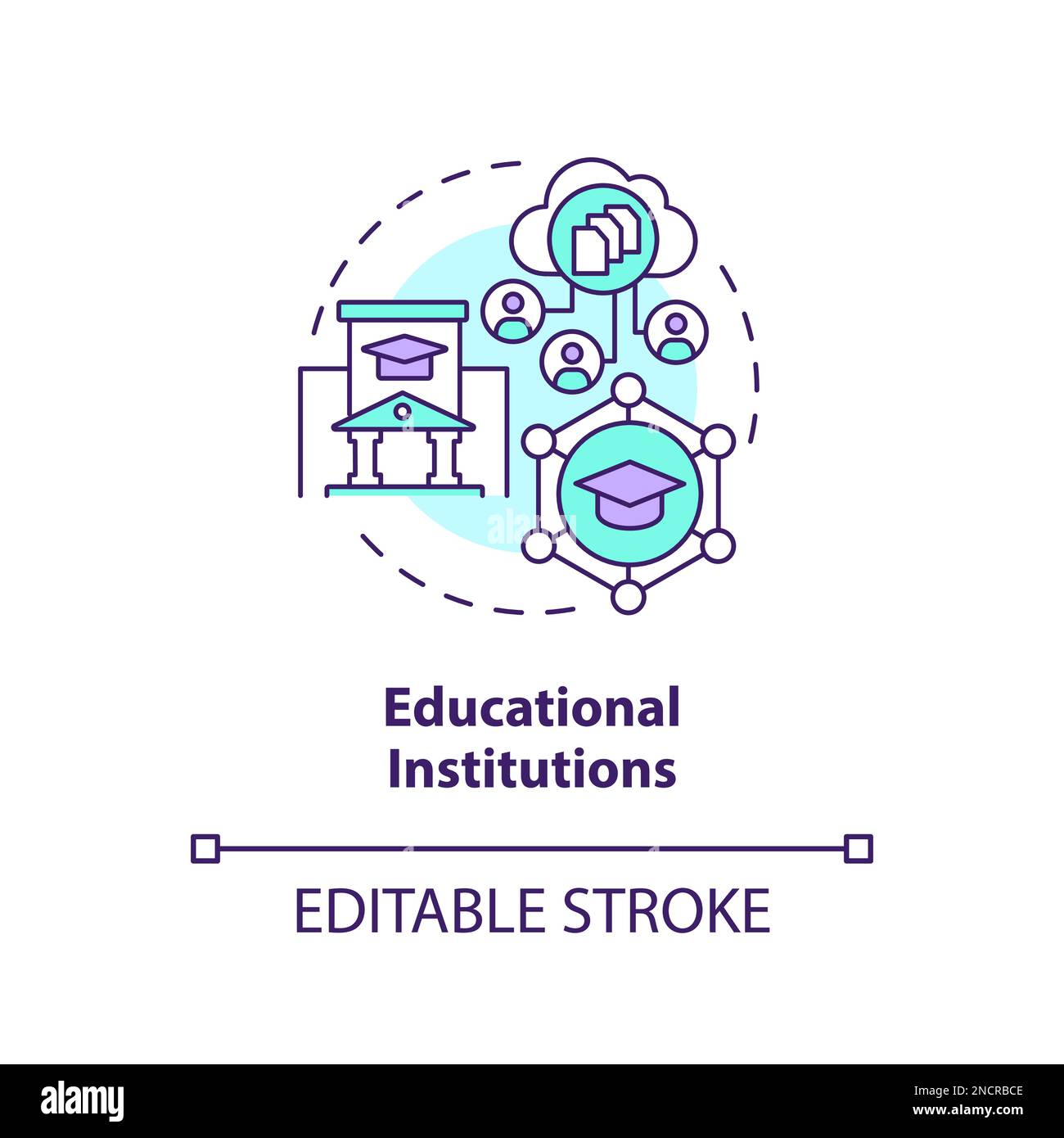 Educational system logo hi-res stock photography and images - Alamy