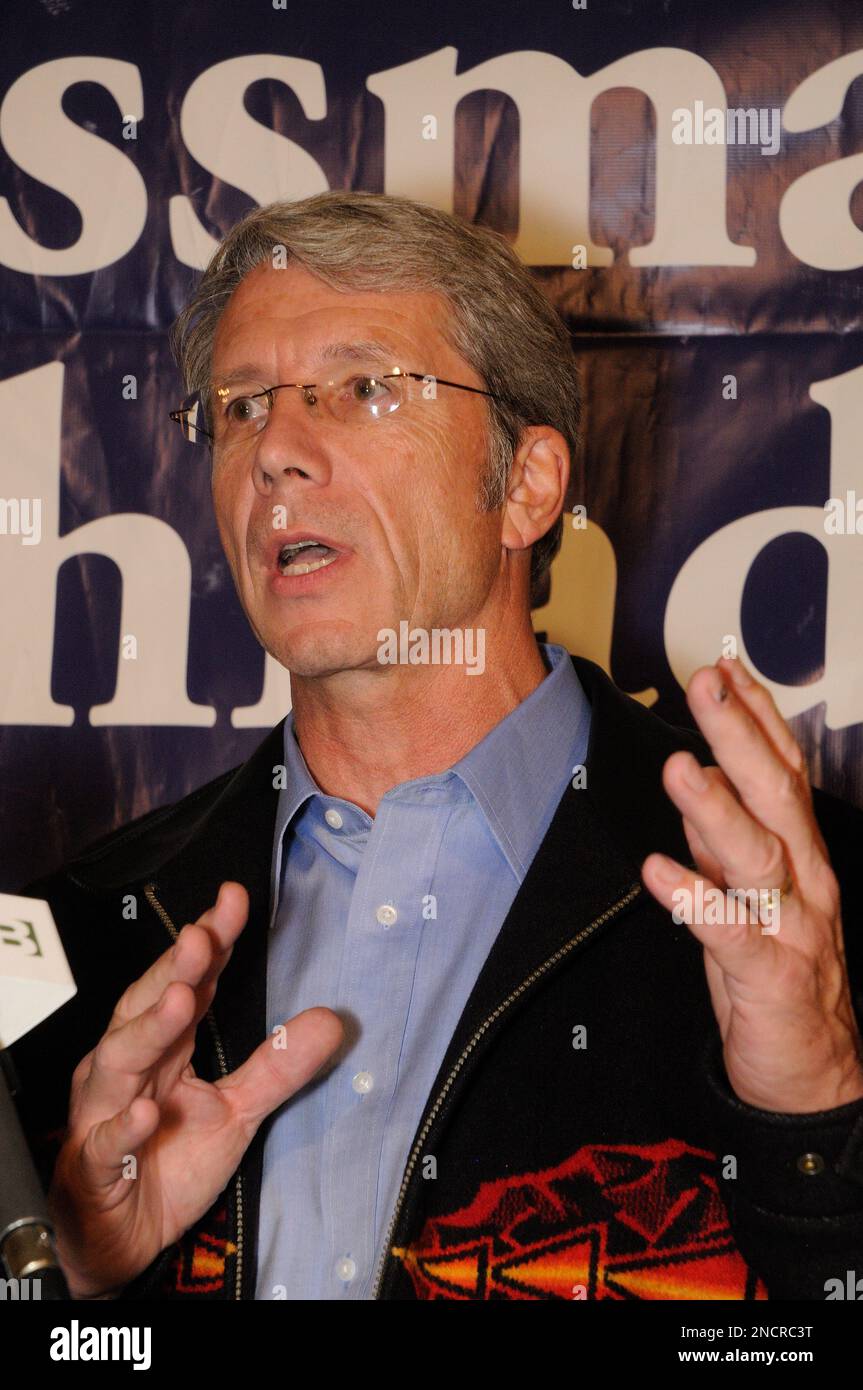 Oregon Democratic Congressional candidate Kurt Schrader makes remarks ...