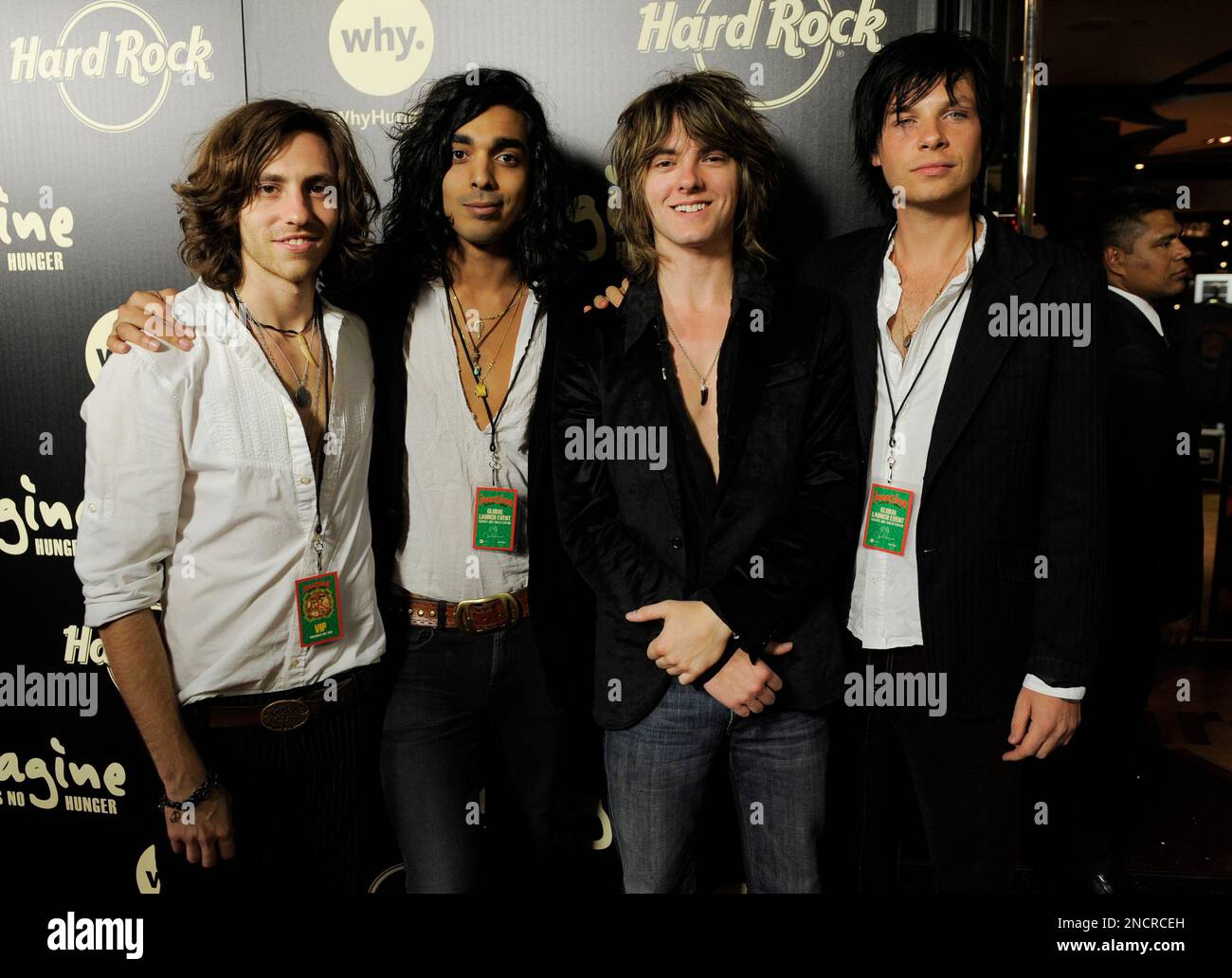 The band Purple Lemon arrives at "Imagine There's No Hunger ...